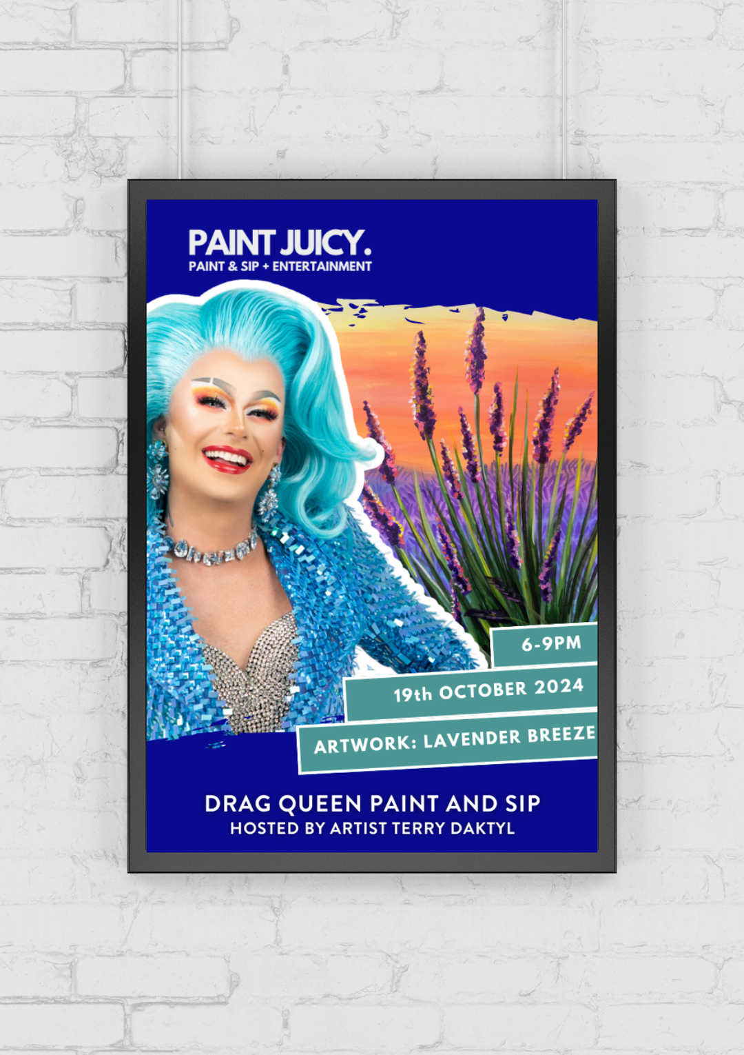 Orange Paint and Sip – Paint Juicy - Paint and Sip